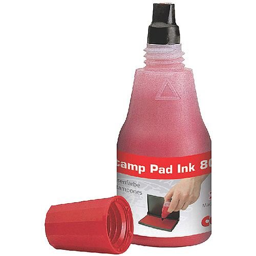 Colop 801 Stamp Pad Ink 25ml Red 801RD - Hunt Office Ireland