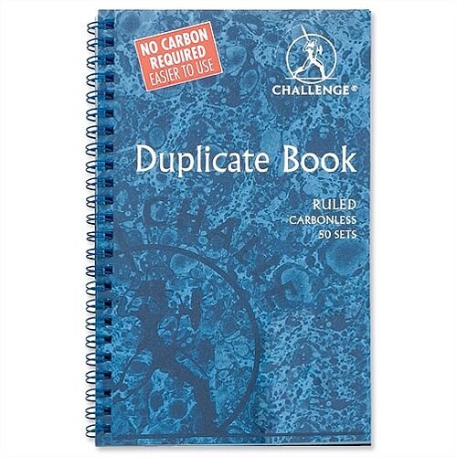 Challenge Duplicate Book Carbonless Ruled 210x130mm Pack 5 - Hunt ...