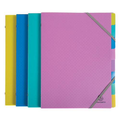 Exacompta Forever Young Multipart File 3 Flap/8 Part Assorted Pack of 4 ...