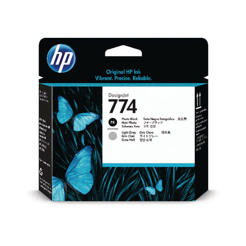 HP 774 Photo Black and Light Grey Printhead P2W00A - Hunt Office Ireland