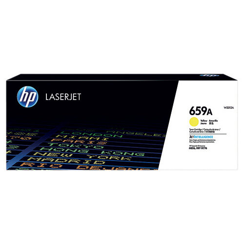HP 659A Original LaserJet Toner Cartridge Yellow W2012A - Hunt Office ...