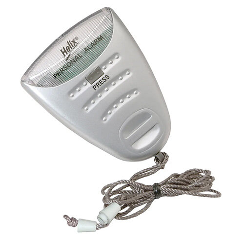 Helix Personal Attack Alarm with Torch Silver PS2070 - Hunt Office Ireland