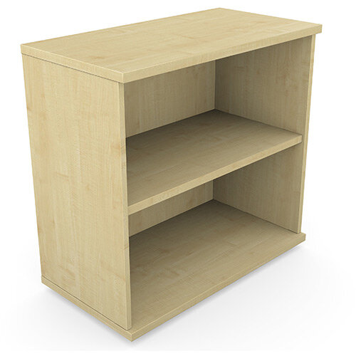 Low Bookcase With Adjustable Shelves & Floor-leveller Feet ...