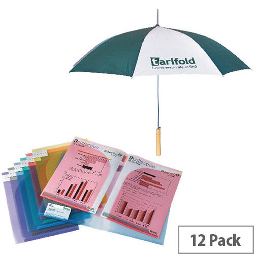Tarifold A4 Presentation Folder Assorted 3 Pks 12 plus FOC Umbrella ...