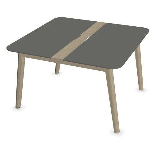 Narbutas Nova Wood Meeting Table Seats 4 People 1200X1200X740mm With ...