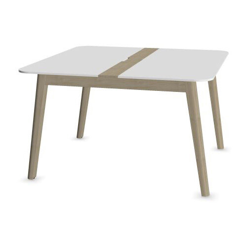 Narbutas Nova Wood Meeting Table Seats 4 People 1200X1200X740mm With ...