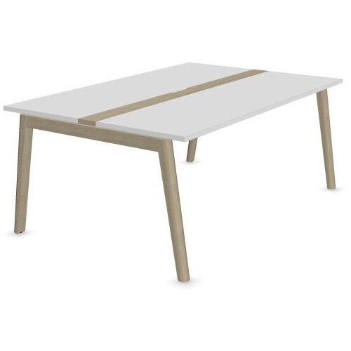 Narbutas Nova Wood Meeting Table Seats 6 People 1800X1200X740mm With ...