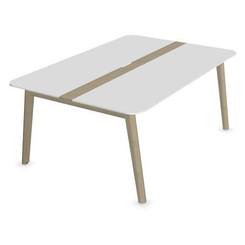 Narbutas Nova Wood Meeting Table Seats 6 People 1800X1200X740mm With ...