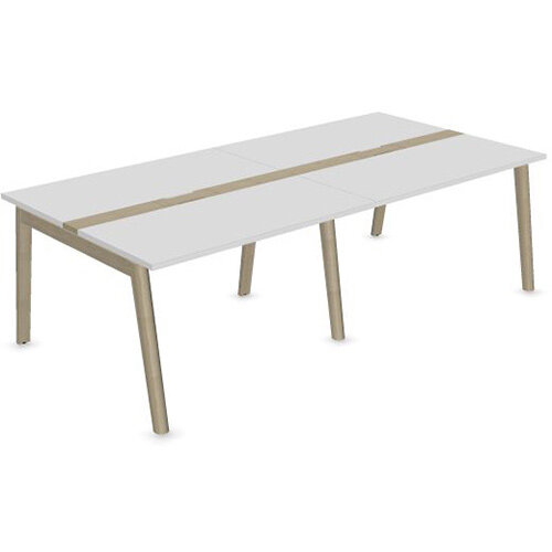 Narbutas Nova Wood Meeting Table Seats 8 People 2400X1200X740mm With ...