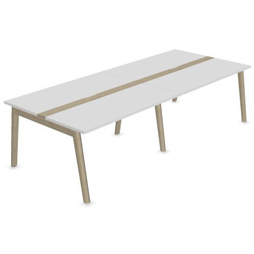 Narbutas Nova Wood Meeting Table Seats 10 People 2800X1200X740mm With ...