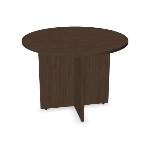 Narbutas Optima Round Meeting Table Seats 4 People D1000xH720mm In Dark ...