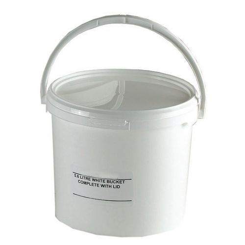 Round Tapered Bucket with Lid21L White Pjet Pack Of 10 - Hunt Office ...