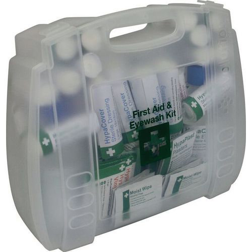 Eye Wash First Aid Kit With 2 X 500ml - Hunt Office Ireland