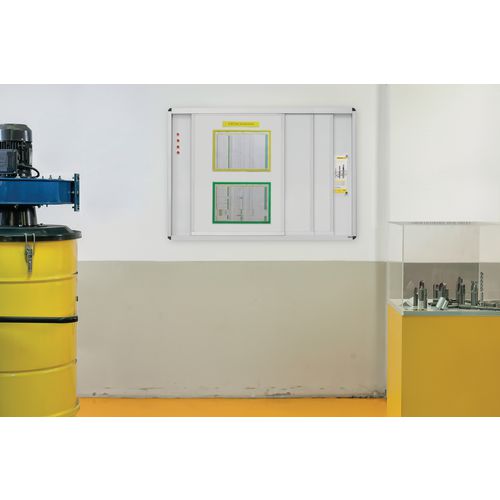 Horizontal Sliding System W900xH1200mm (Each Board) Lacquered Steel ...