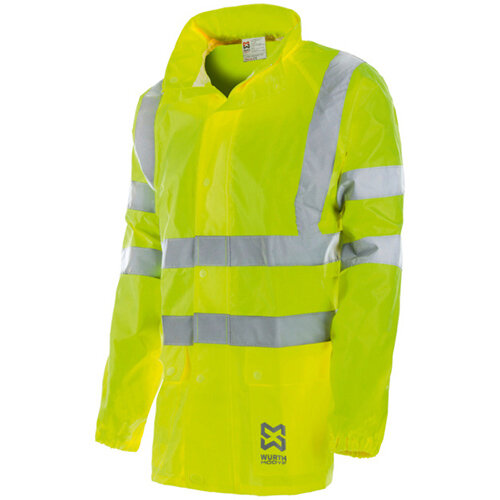 Wurth High-visibility Rain Jacket - REGEN-WARNSCHUTZJACKE GELB GR. S ...
