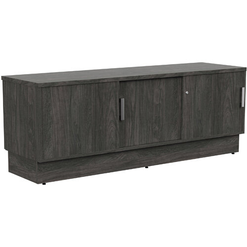 Grand Right Hand Side Large Credenza Unit With Sliding Doors & Back ...