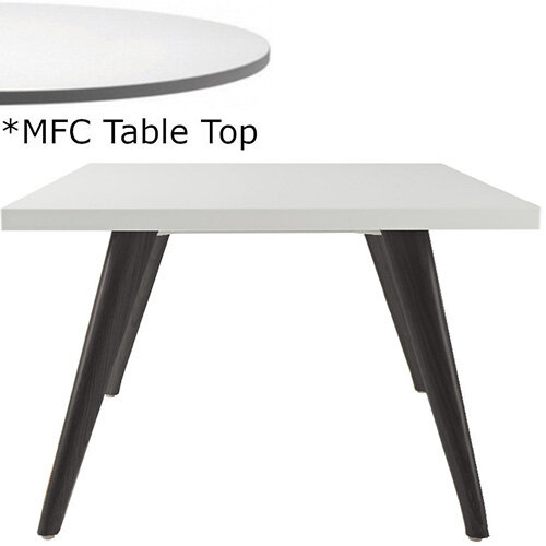 Frovi YAK Square Coffee Table With Black Oak Frame & MFC Top ...