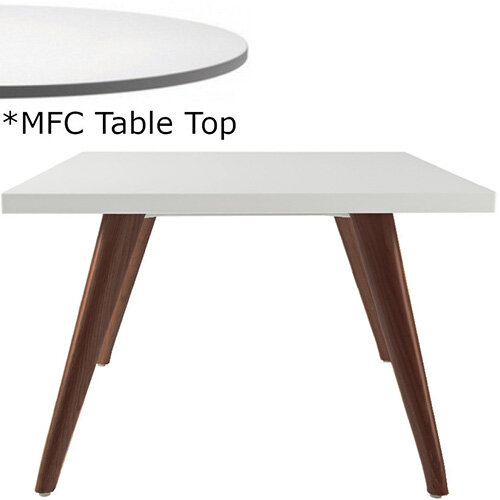 Frovi YAK Square Coffee Table With Stained Walnut Frame & MFC Top ...