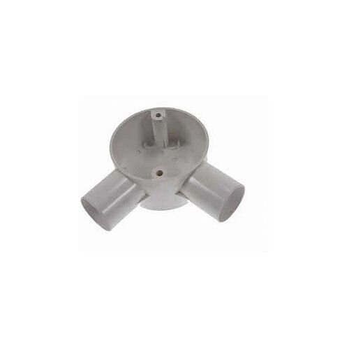 20mm PVC Angle Box - White - Hunt Office Ireland