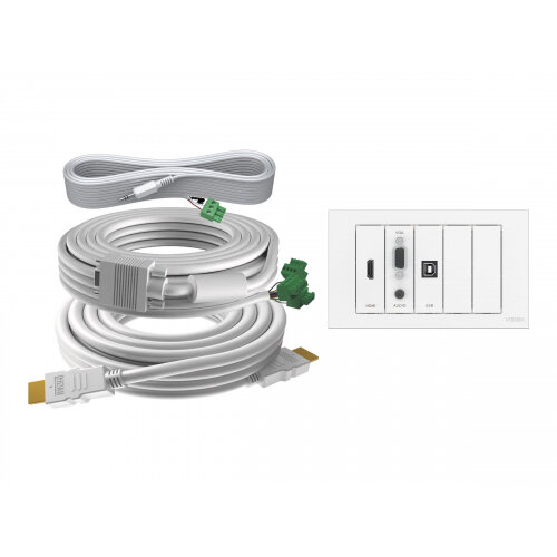 VISION TechConnect 3 Wall-Mount Faceplate Package - Modular facility ...