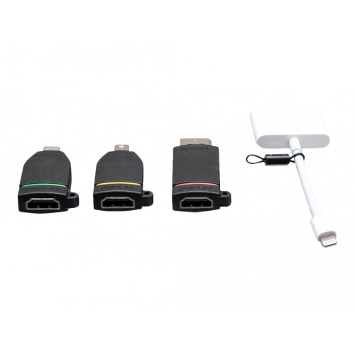 C2G Universal 4K HDMI Adapter Ring with Color Coded Mini DisplayPort ...