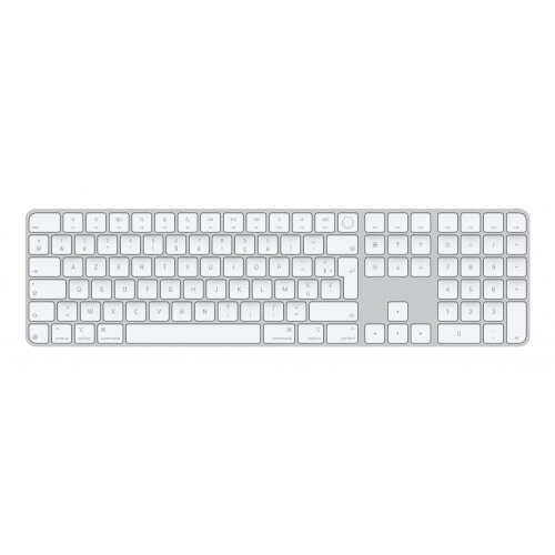 Apple Magic keyboard Universal USB + Bluetooth AZERTY French White ...
