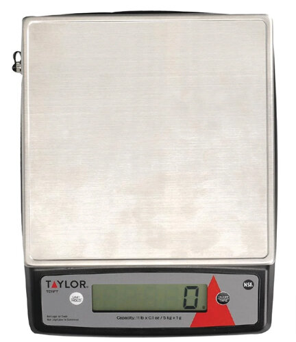 Taylor Stainless Steel Digital Portion Control Heavy Duty Kitchen Scale ...