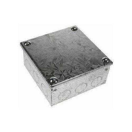Steel Galvanised Box 100 x 100 x 50mm - Hunt Office Ireland