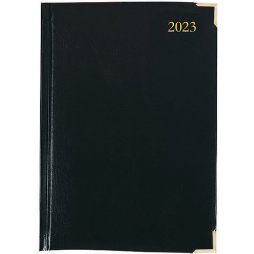 Executive Diary Day Per Page A5 Black 2023 KFEA51BK23 - HuntOffice Ireland
