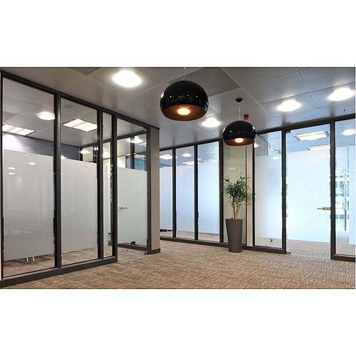 SAS System 4000 Single Glazed Glass Office Partitioning System - Hunt ...