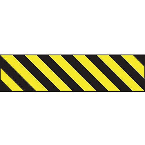 Sign Hazard Strip Right 600X150 Reflective - Hunt Office Ireland