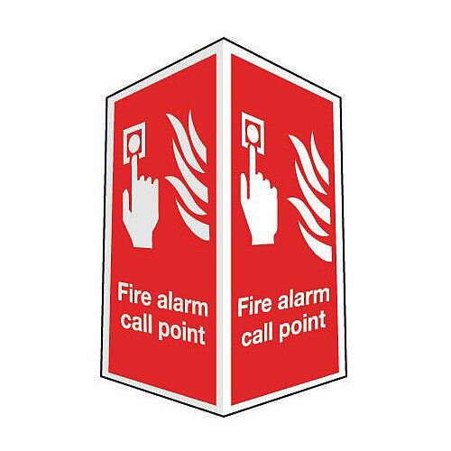 Sign Fire Alarm Call Point Projecting 200X300 R D Plastic - Hunt Office ...