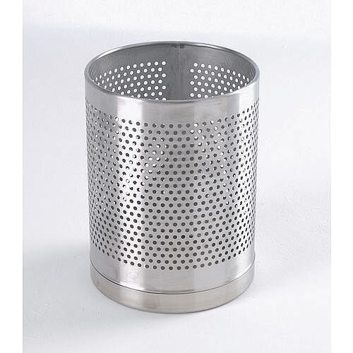 Economy Perforated Waste Bin H x Dia 300 x 220mm - Hunt Office Ireland