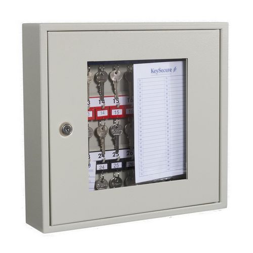 Glass Fronted Key Cabinet 30 Key Capacity - Hunt Office Ireland
