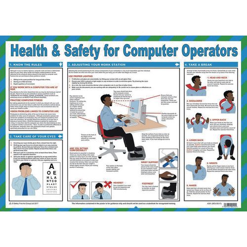 Poster Computer Operators Guide - Hunt Office Ireland