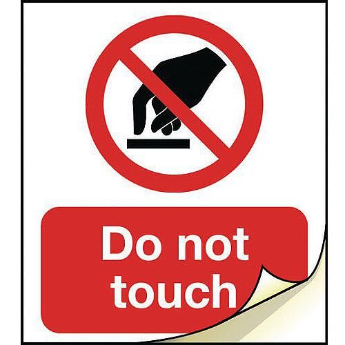 General Safety Labels Do Not Touch Roll Of 20 - Hunt Office Ireland