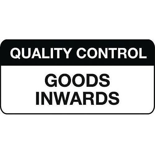 Quality Management Labels Quality Control Goods Inwards Roll Of 1000 ...