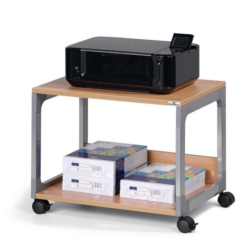Office Multi Function & Printer Trolley Beech - Hunt Office Ireland