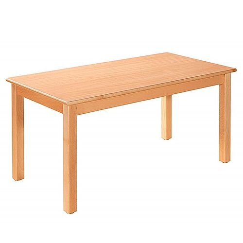 Rectangular Primary School Table Beech Natural 120x60cm 59cm High TC05900 - HuntOffice Ireland