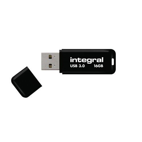Integral Noir 16GB Memory Stick USB 3.0 Black - Hunt Office Ireland