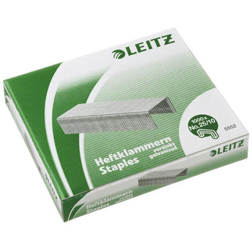 Leitz Staples 25/10 Ref 55740000L Pack 1000 - Hunt Office Ireland