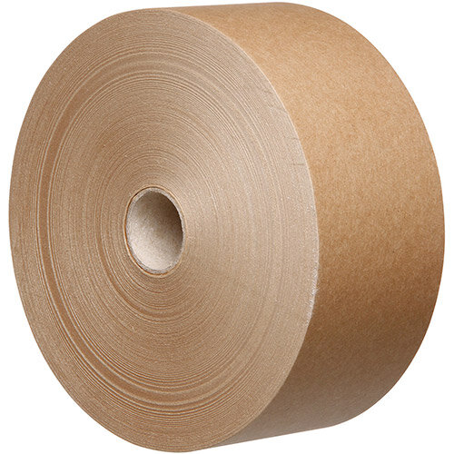 Water Activated Kraft Tape Recyclable 60gsm 48mmx200mtr Brown Ref water-activated-kraft-tape-recyclable-60gsm-48mmx200mtr-brown-ref