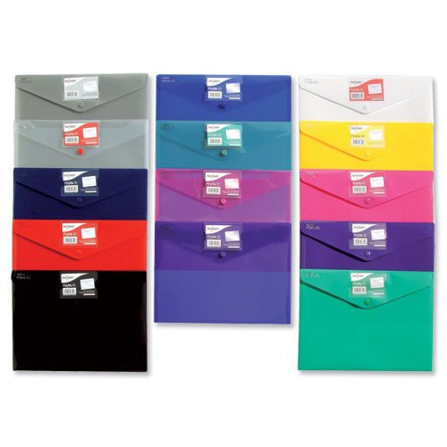 Snopake Polyfile ID Wallet File A4 Clear Pack 5 - Hunt Office Ireland