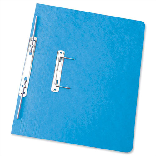 Foolscap Spiral Transfer Spring File Blue 32mm Pack 25 Elba Boston ...