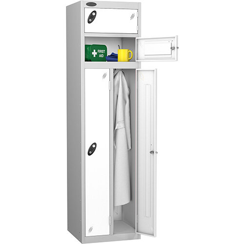 Probe Two Person Locker Cam Lock ACTIVECOAT W460xD460xH1780mm Silver ...