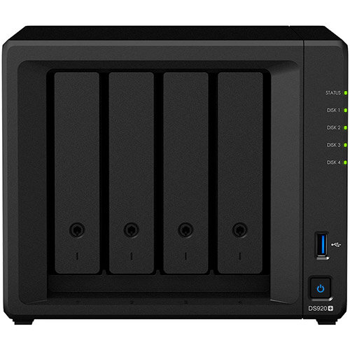 Synology DiskStation DS920+ NAS Desktop Ethernet LAN Black J4125 - Hunt ...