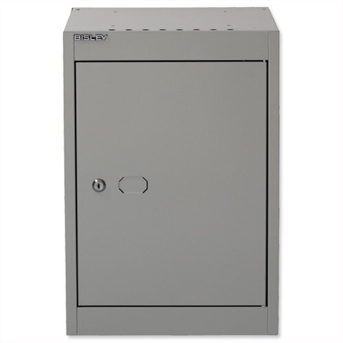 Bisley Cube Locker Steel 1 Door Goose Grey - Hunt Office Ireland