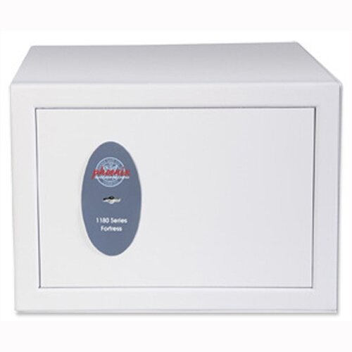 Phoenix Fortress White High Security Key Lock Safe 25KG Fire Resistant ...