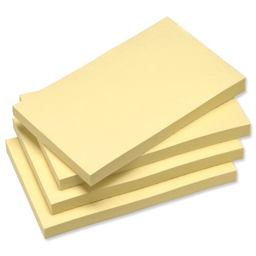 5 Star Re-Move Recycled Notes Repositionable Pad of 100 Sheets 76x127mm ...