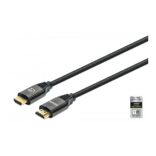 Manhattan HDMI Cable with Ethernet, 8K@60Hz (Ultra High Speed), 1m ...
